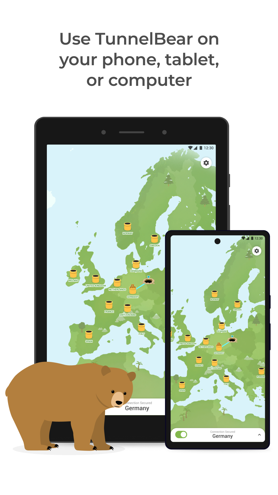 TunnelBear VPN - download the latest version 4.4.0 APK for Android for free