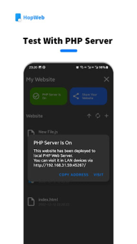 HopWeb: Edit & Run PHP/HTML - download the latest version 2.7.2.GLOBAL ...