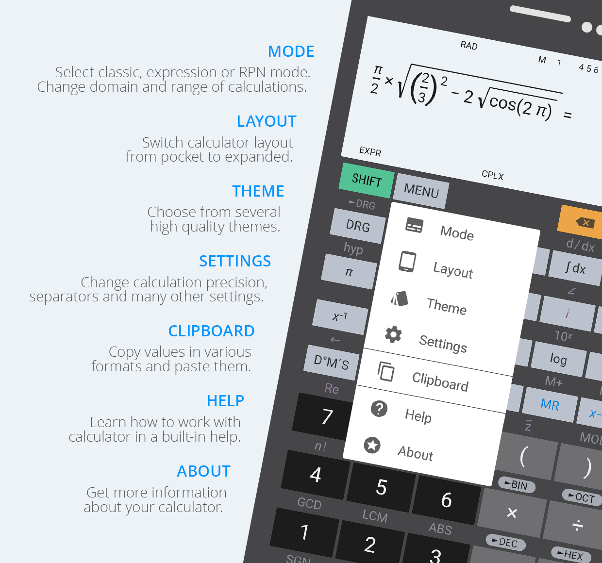 HiPER Scientific Calculator - download the latest version 11.1.3 APK ...